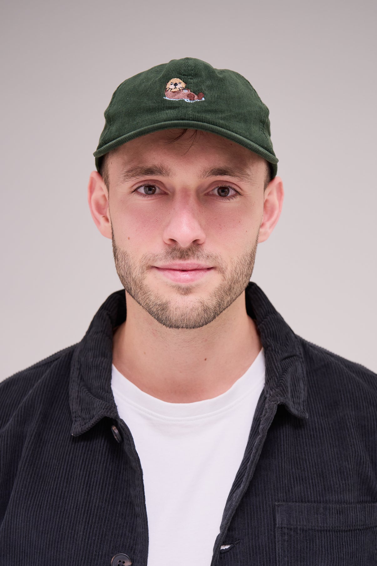 Otter Cap Cord Bio-Baumwolle bestickt | Heytoki